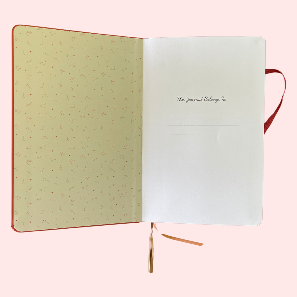 Coral Pink Notebook with Gold Detail - Beautifully Planned