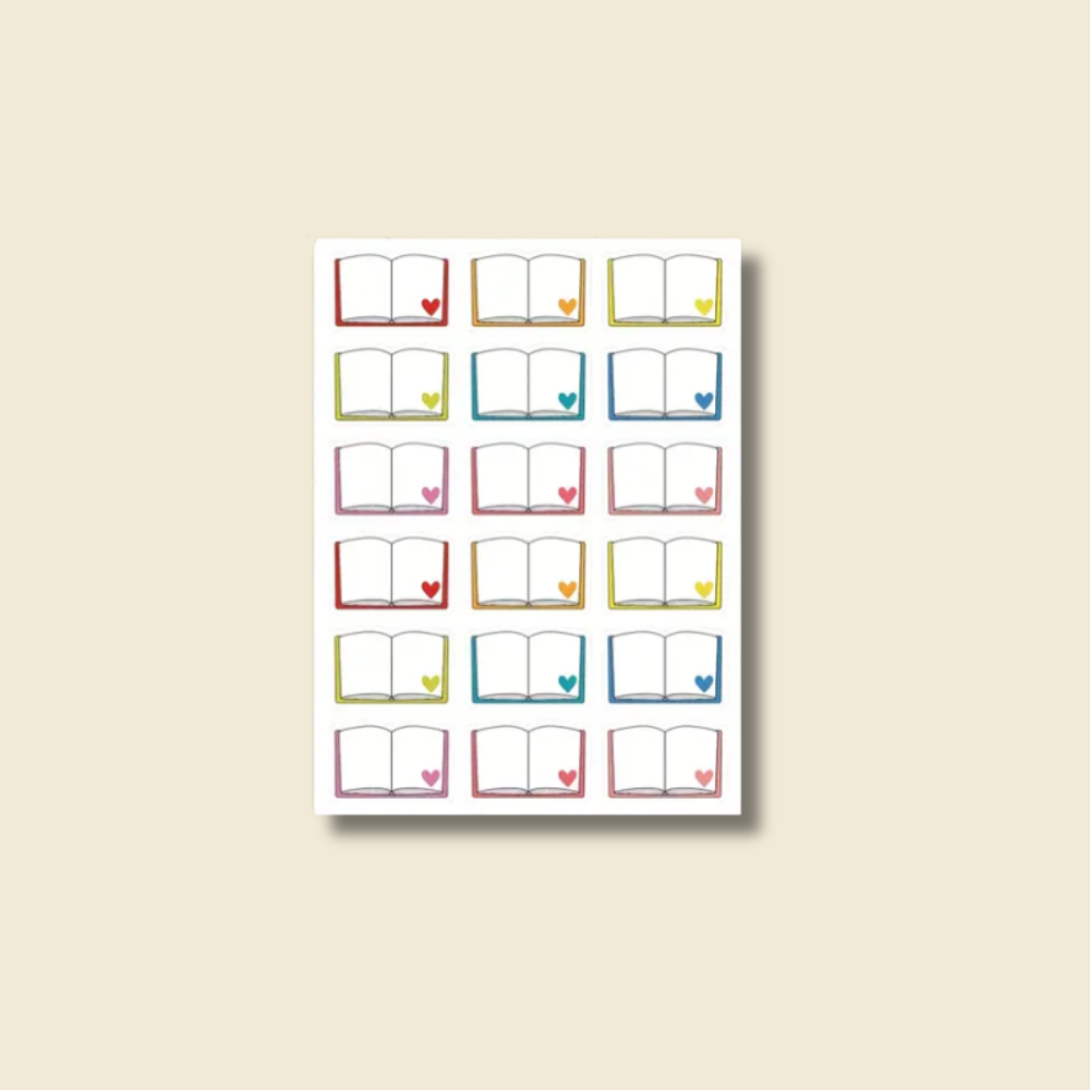 Open Book Sticker Sheet - Beautifully Planned SA